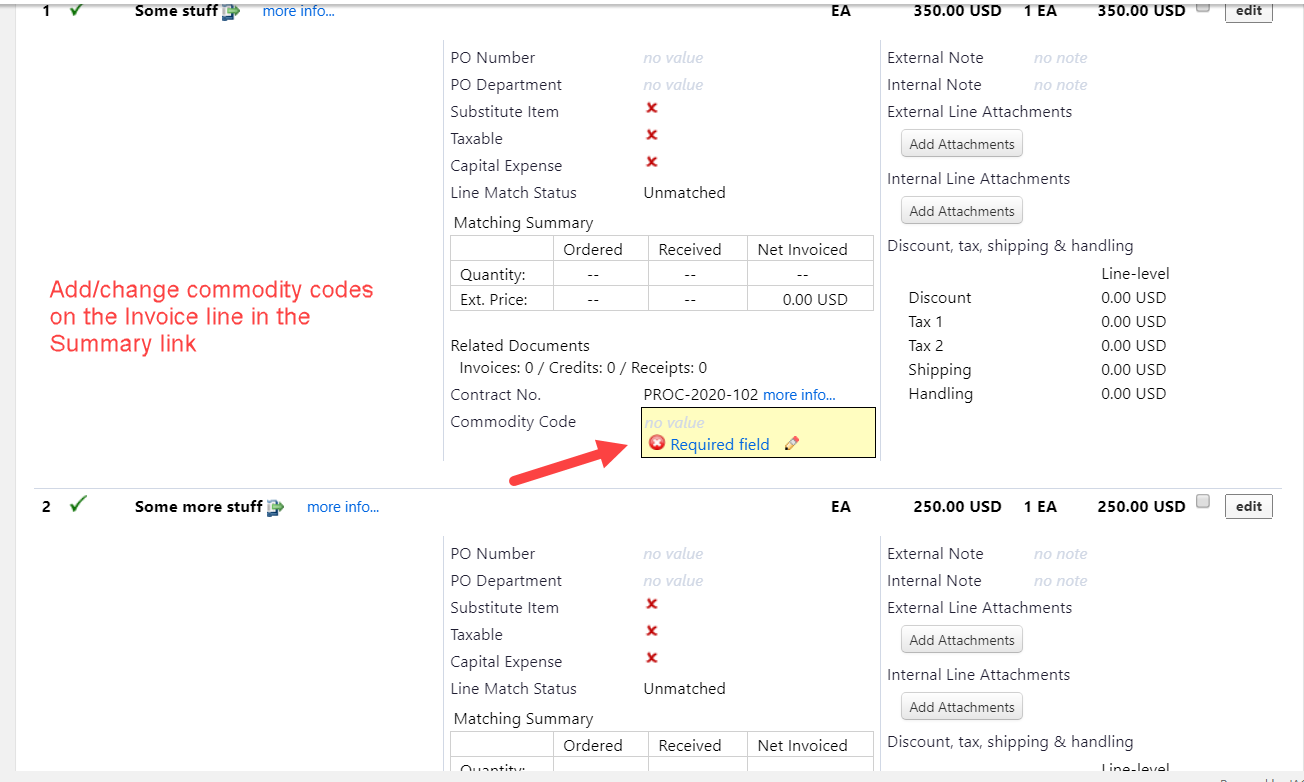 PAW Contract Invoice Instructions - Business Services - UMBC