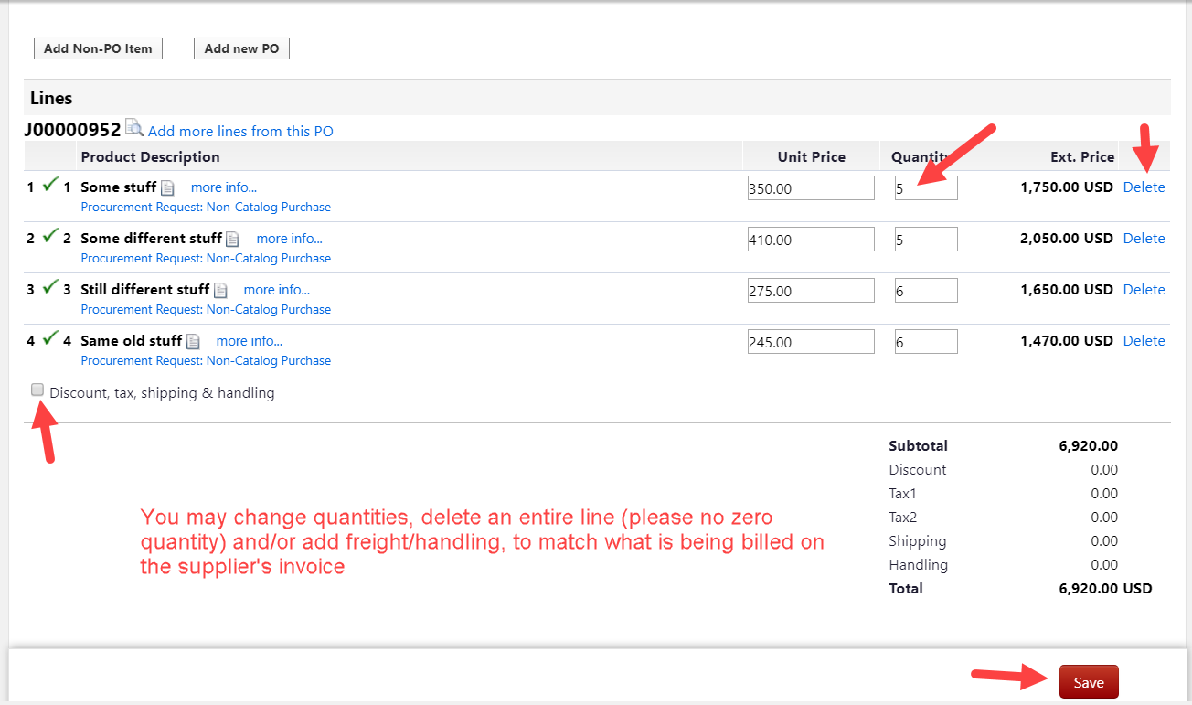 PAW PO Invoice Instructions - Business Services - UMBC